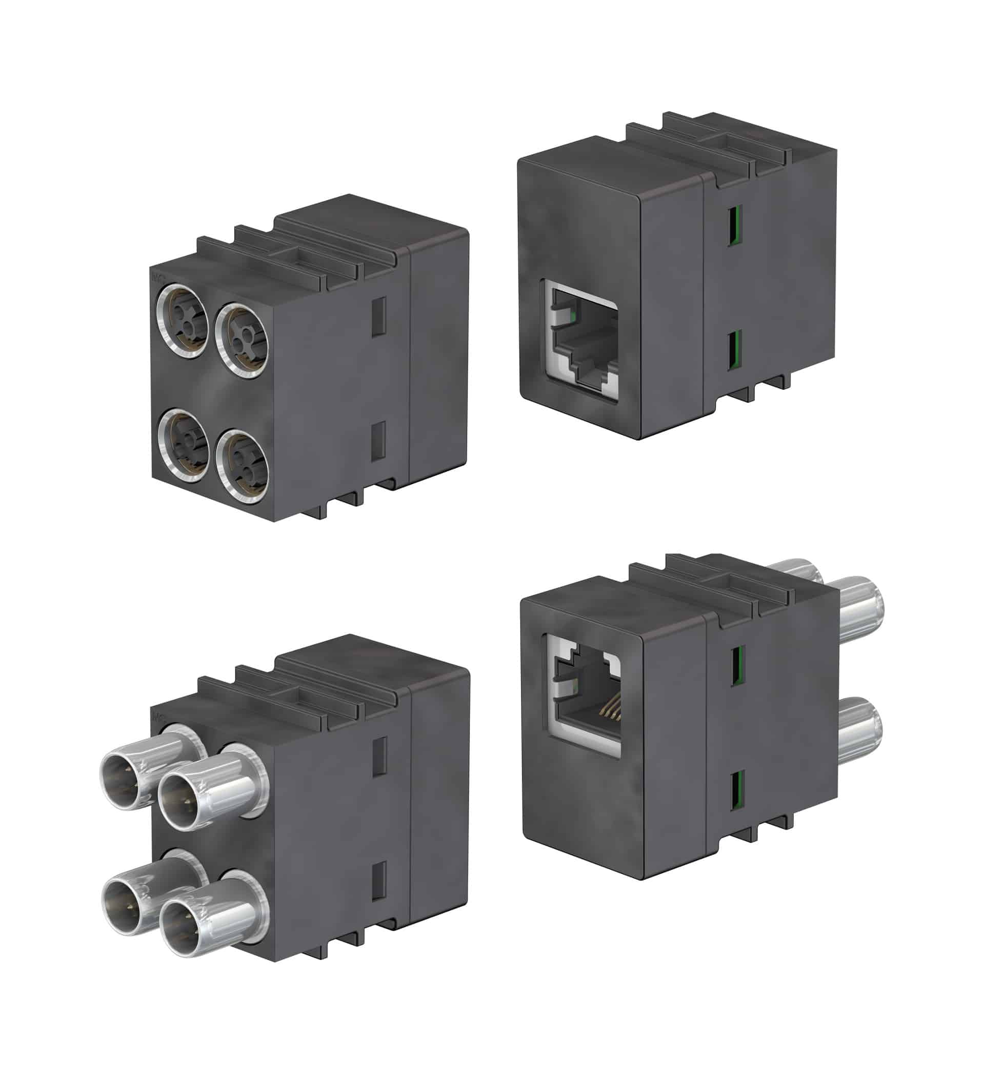 Protective grounding module for electrical connector system