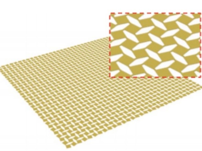 Kirigami principles applied to curvy imaging sensor