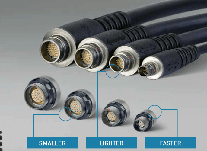 ODU AMC High-Density miniature connectors